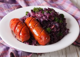 Recette Chou rouge et lardons aux pommes de terre facile | Mes recettes ...