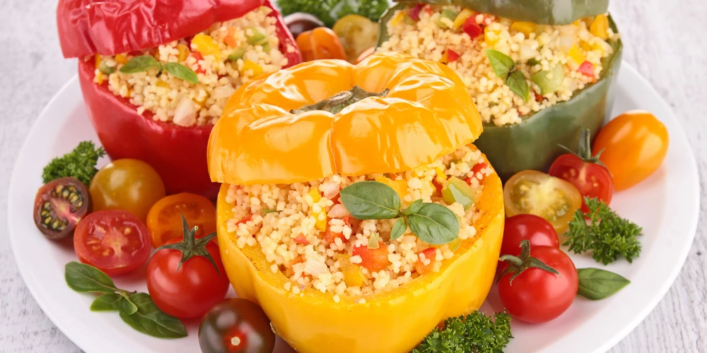 Recette Poivrons farcis aux légumes facile | Mes recettes faciles