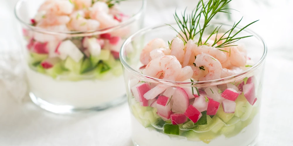 Recette Verrine crevette concombre facile | Mes recettes faciles