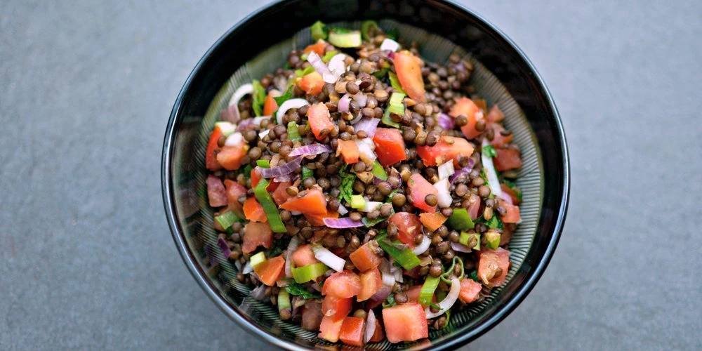 Recette Salade de lentilles aux tomates facile | Mes recettes faciles